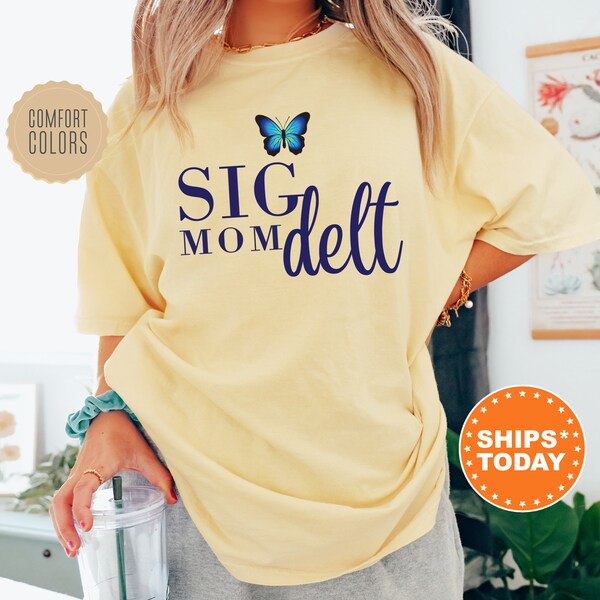 Sig Delt Mom Shirt - Etsy
