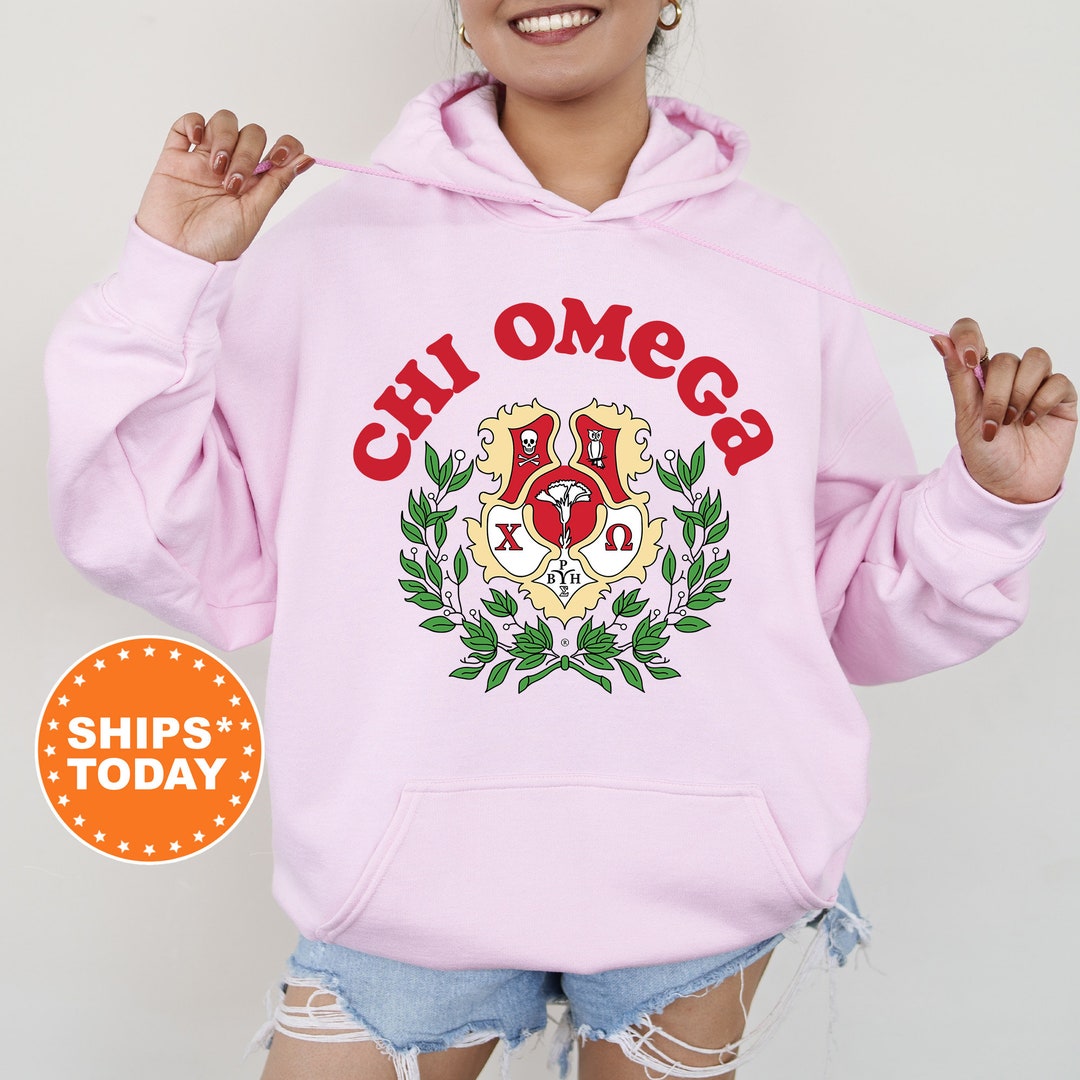 Chi Omega Crest Legacy Sorority Sweatshirt Chi Omega Crest - Etsy
