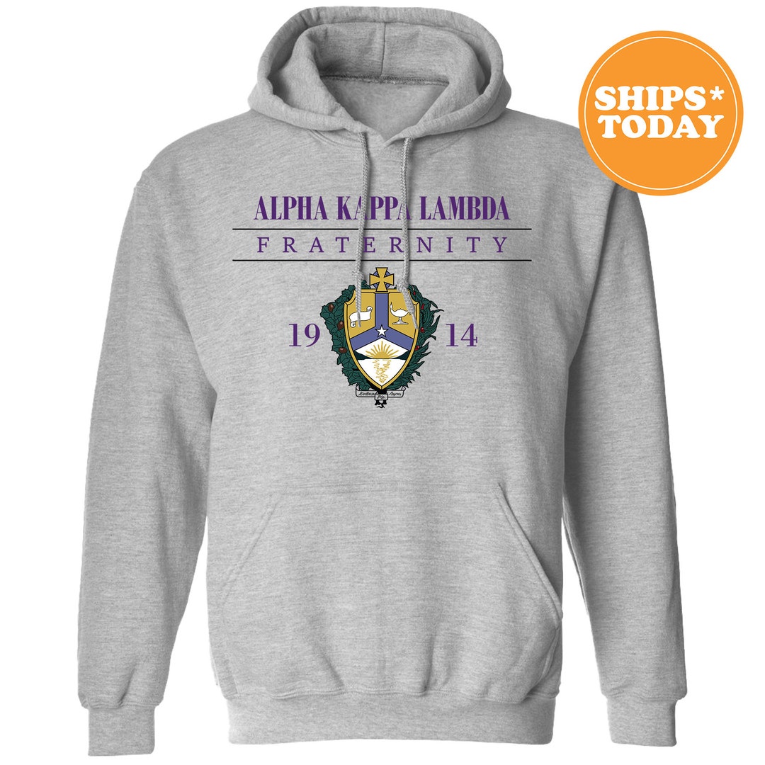 Alpha Kappa Lambda Crest Chronicles Fraternity Sweatshirt - Etsy