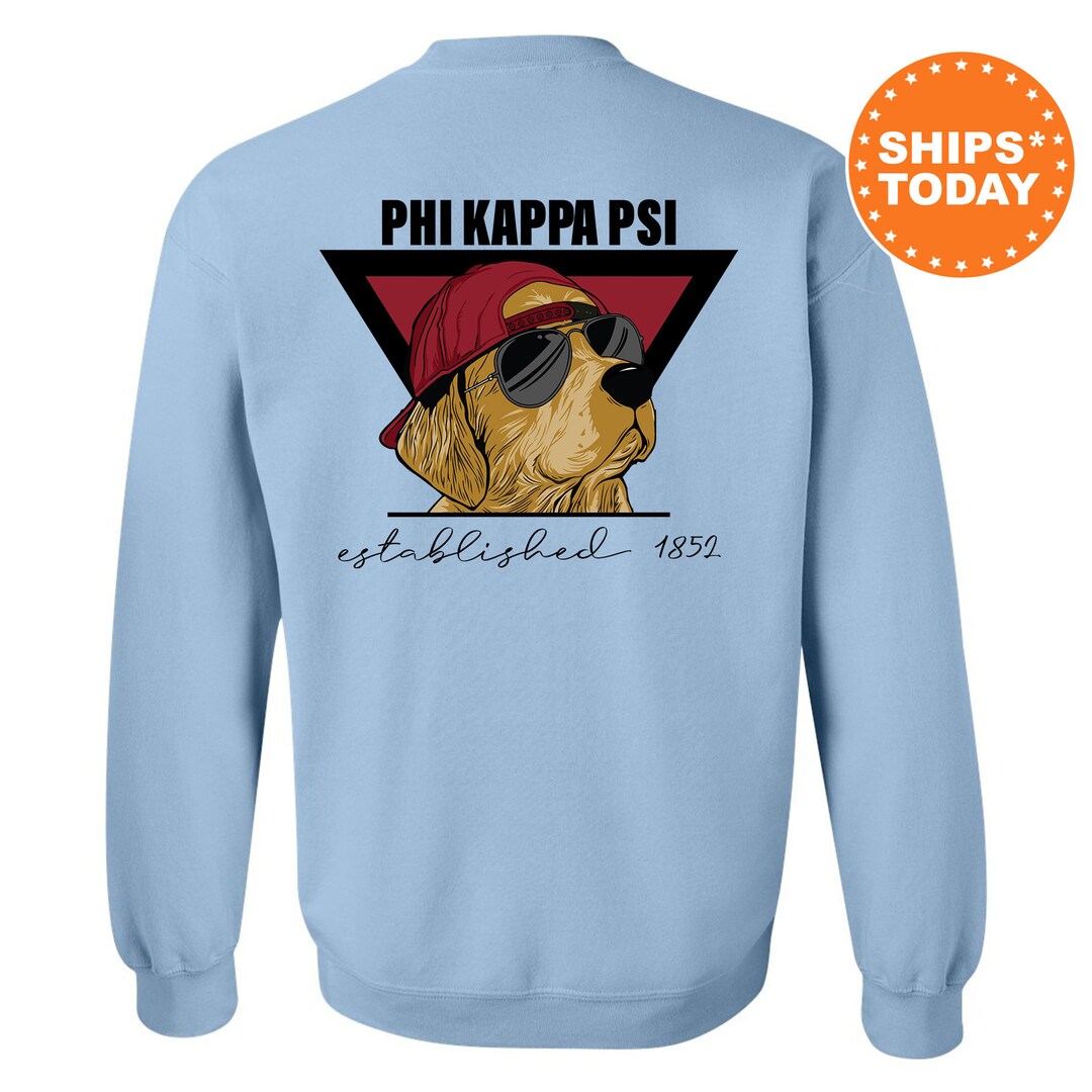 Phi Kappa Psi Paw Prints Fraternity Sweatshirt Phi Psi - Etsy