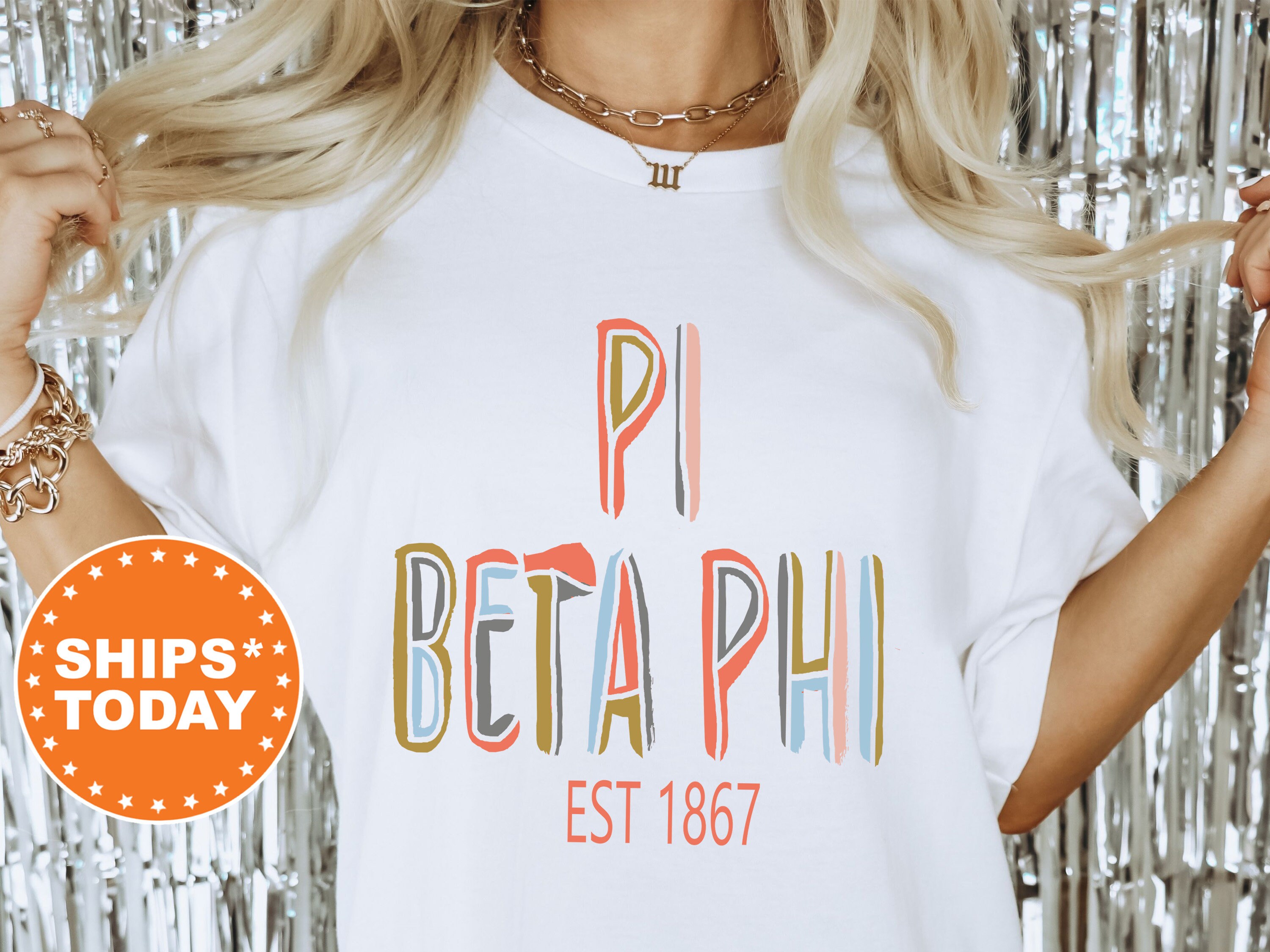Pi Beta Phi Letter Shirts