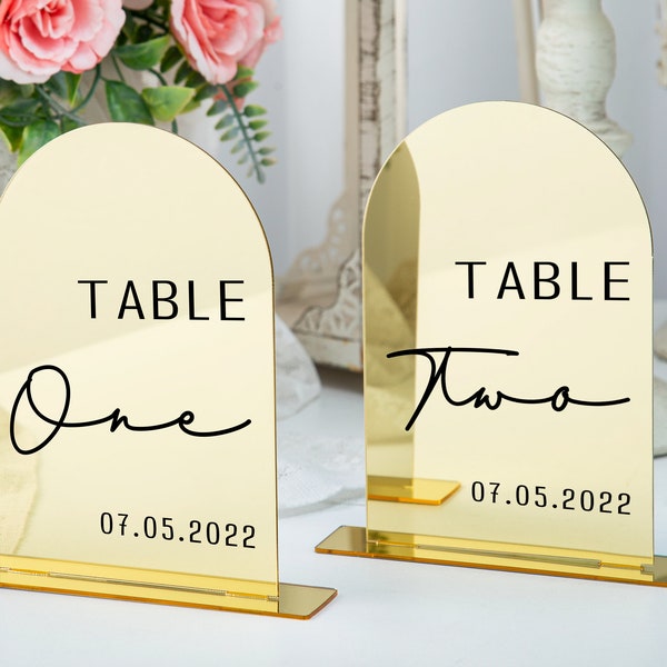 Table Number Stands - Etsy