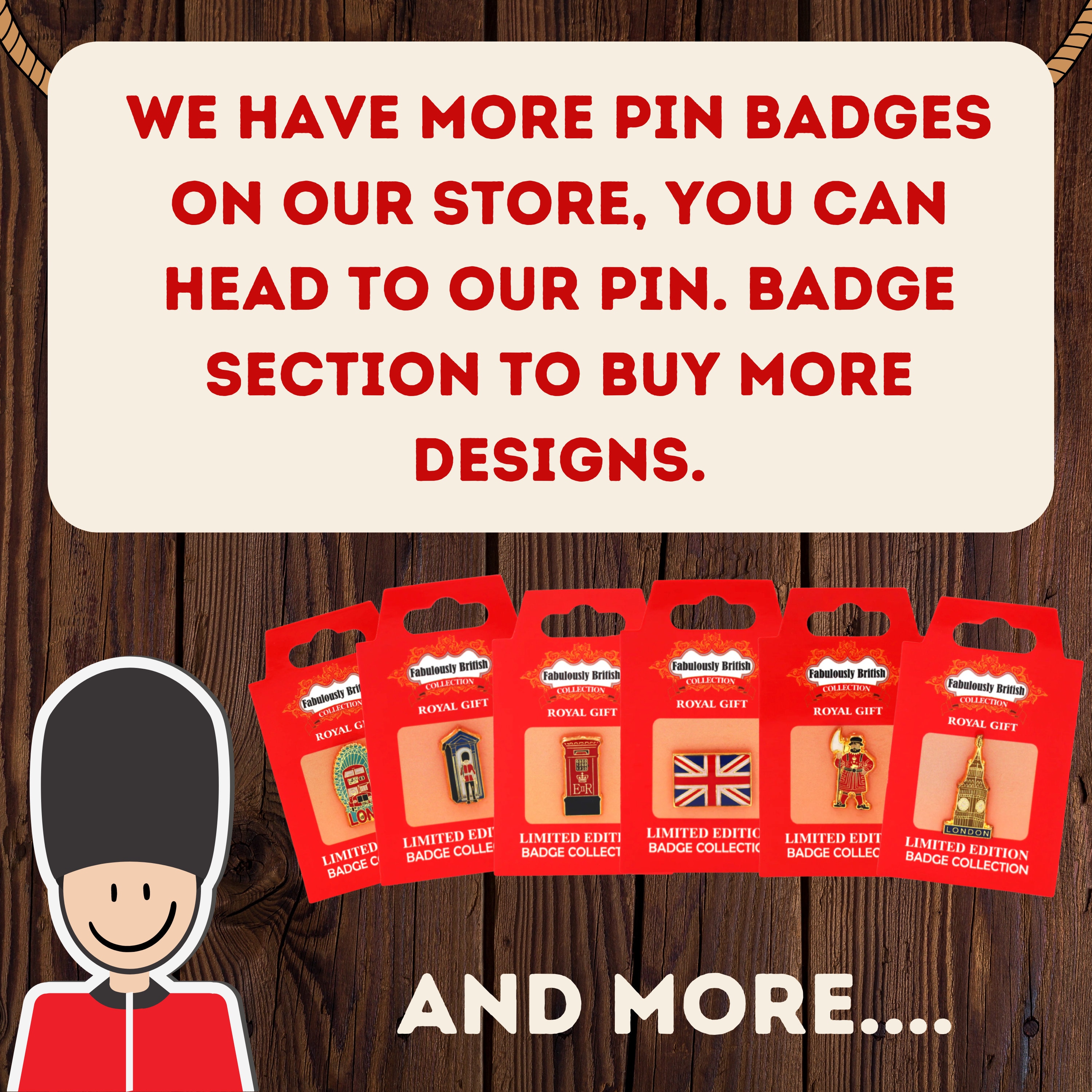 Royal Guard & Sentry Box Pin Badge London Souvenir Collectable Pin ...