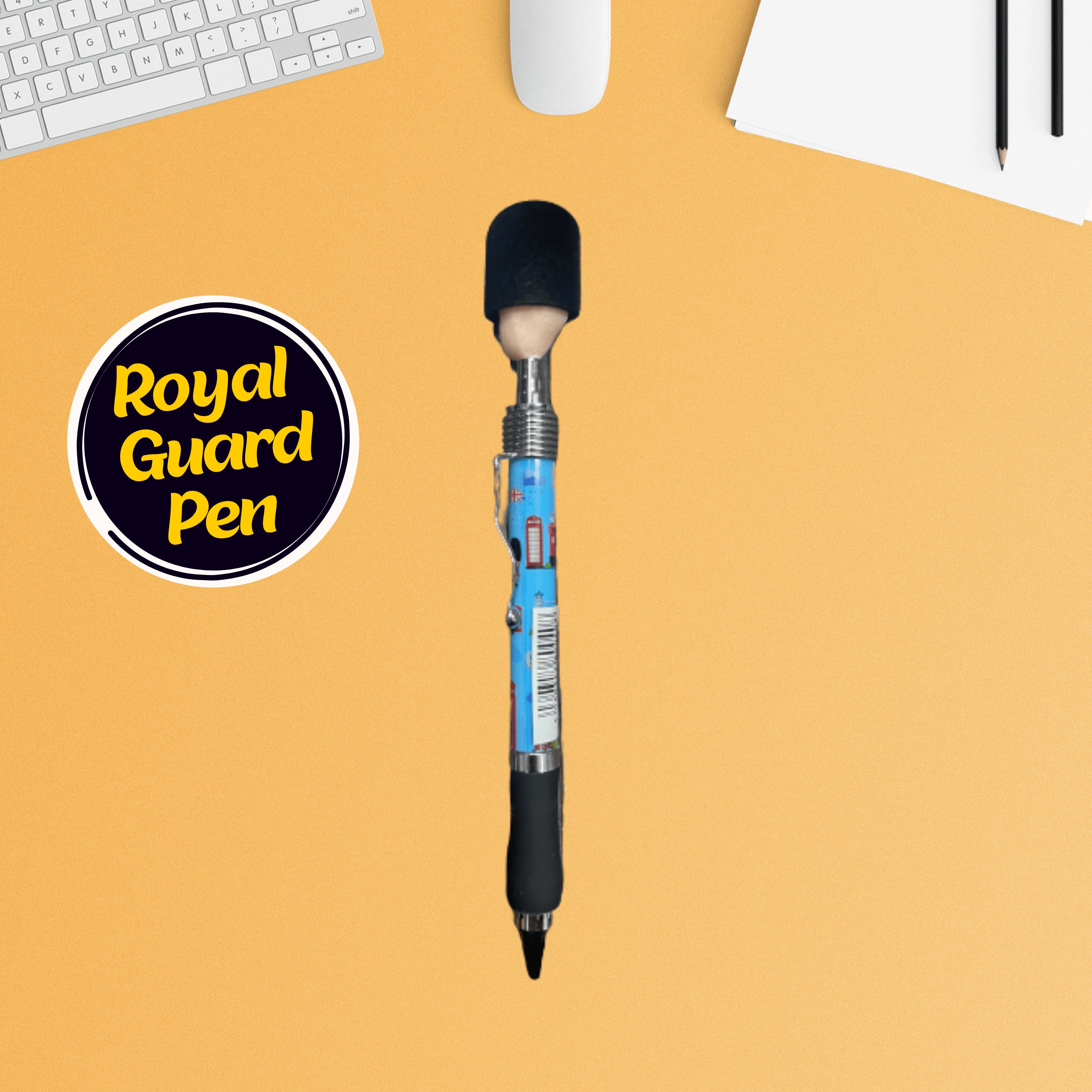 Royal Guard Pen Gift Kings Guards Bearskin Hat Blue - Etsy