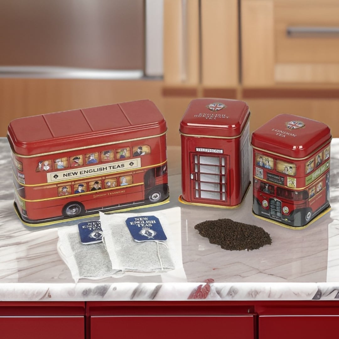 British Traditions Triple Tea Selection Mini Tin Gift Pack 70g Gift Set ...