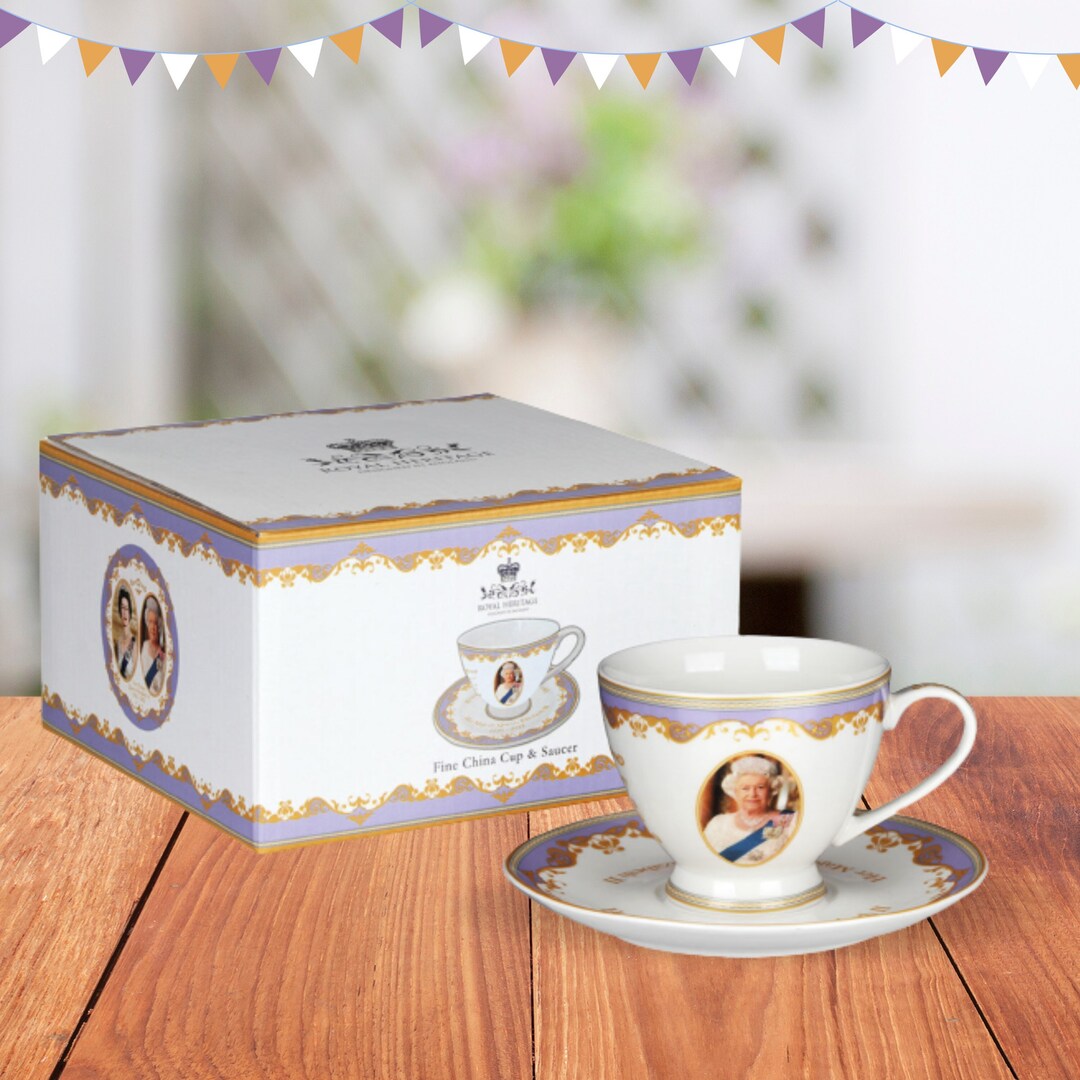 HM Queen Elizabeth II Commemorative Commemorative Boxed Teacup - Etsy