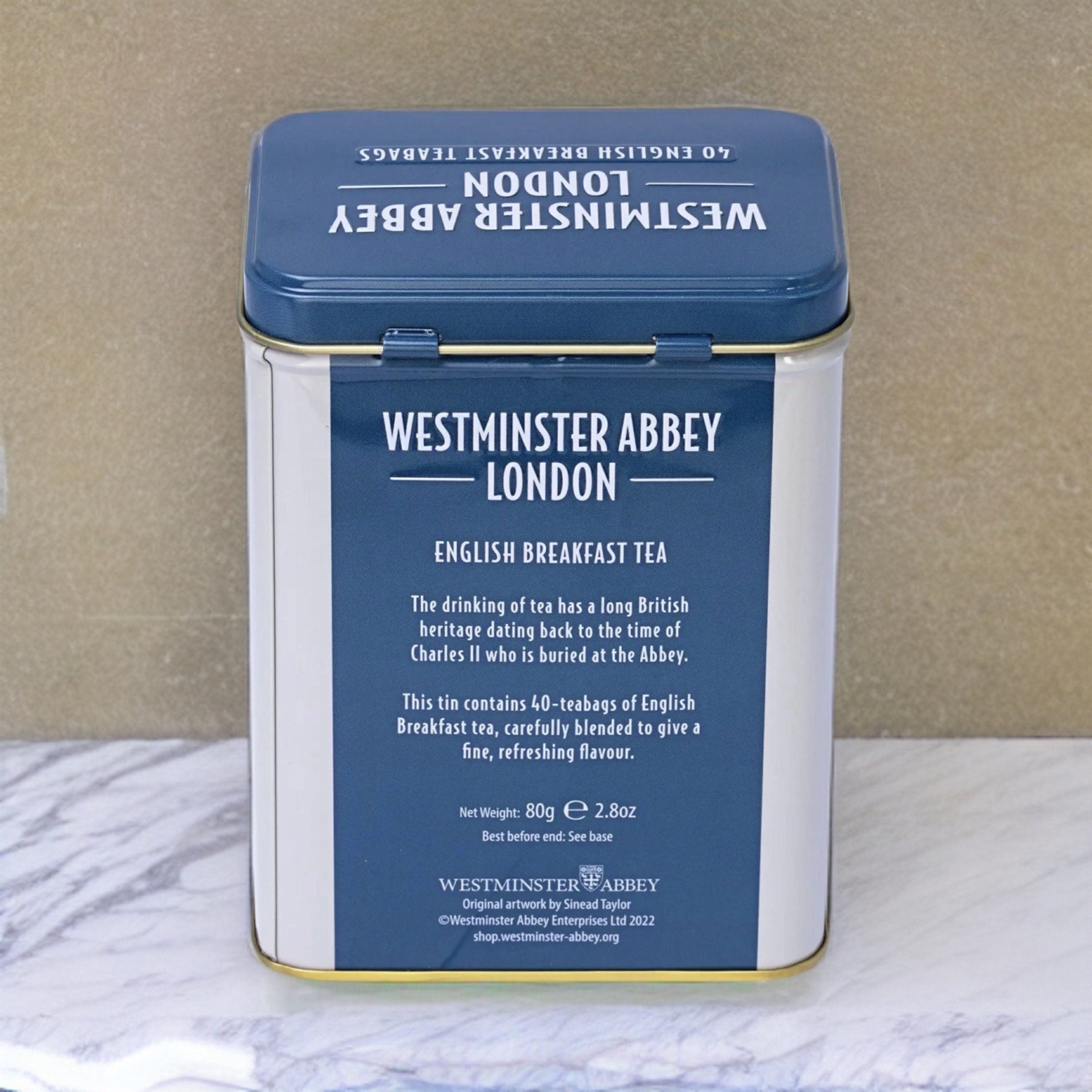 Westminster Abbey London English Tea Caddy Tin 40 English Teabags ...