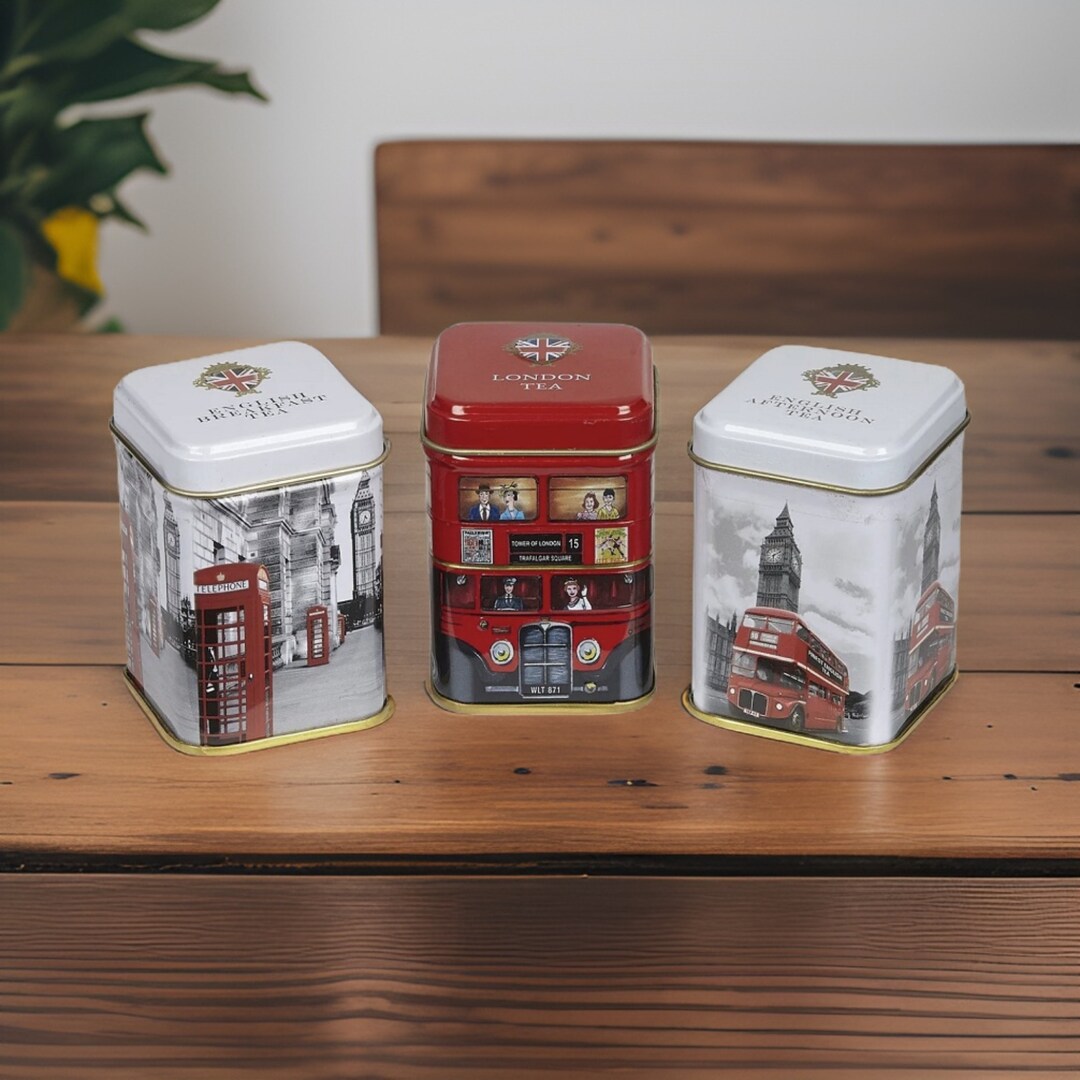 Iconic London Triple English Tea Mini Tin Gift Pack 70g Gift Set - Etsy