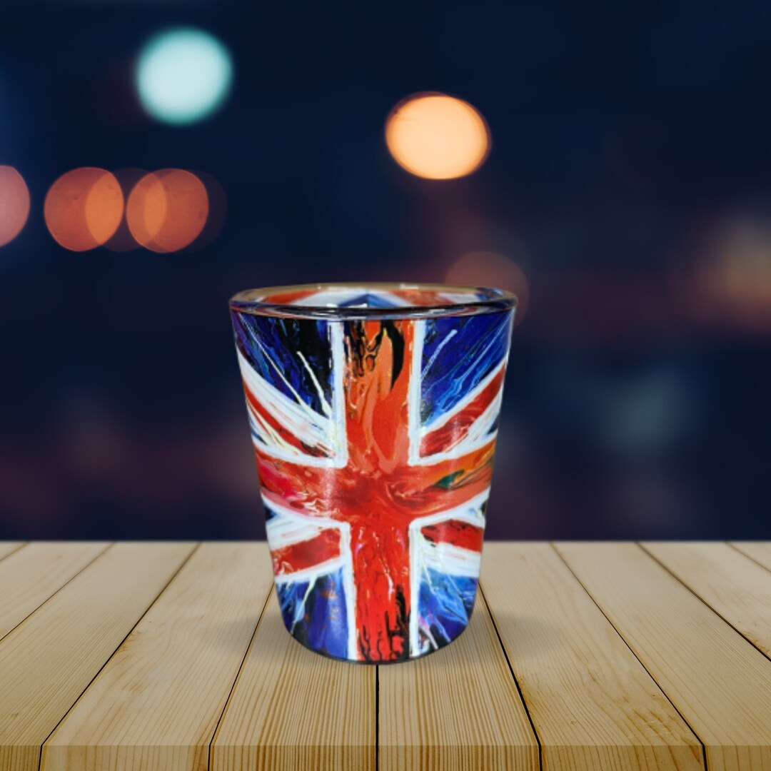 Union Jack Shot Glass LIMITED EDITION London Souvenir Gift - Etsy