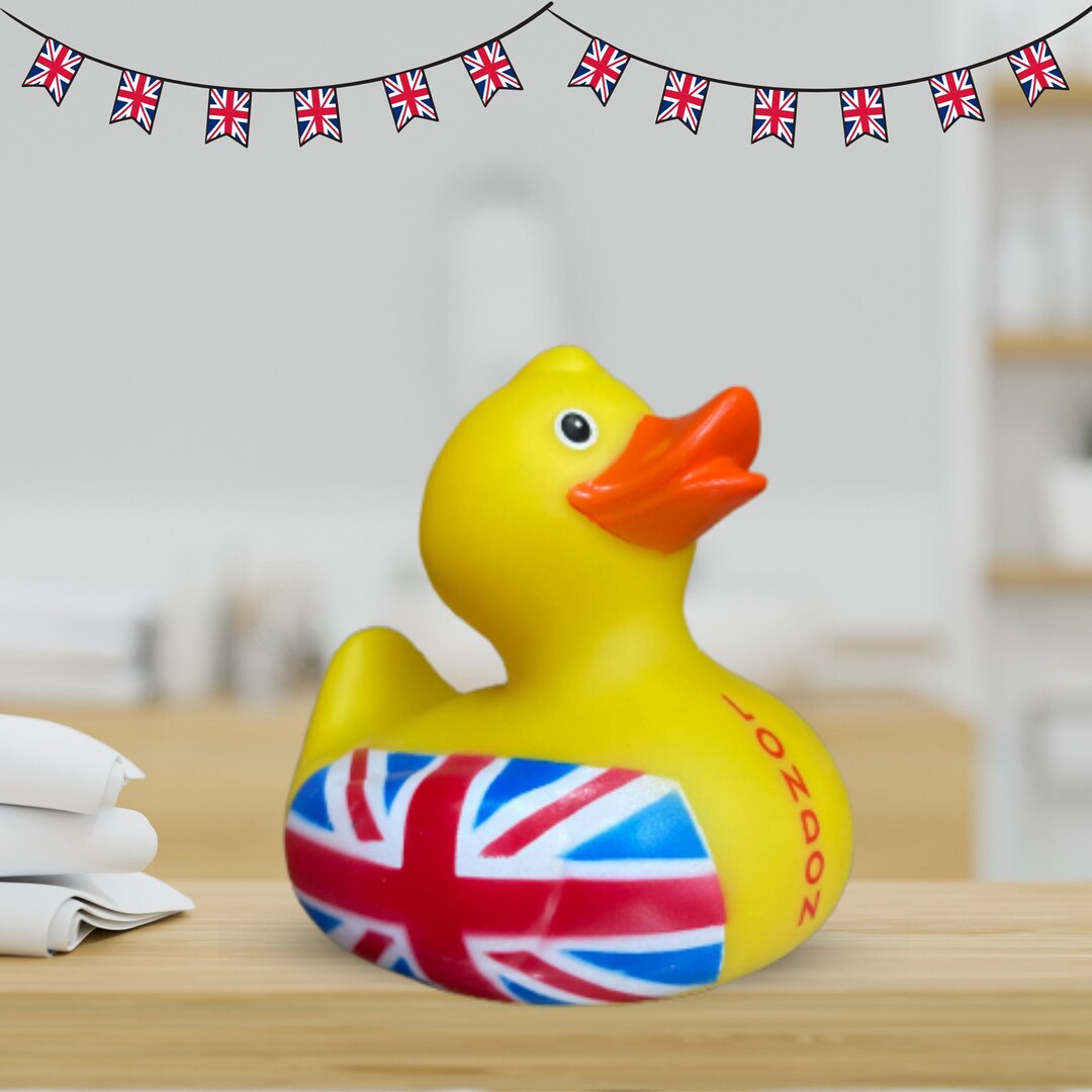 Union Jack London Rubber Duck London Souvenir Duck Gift - Etsy