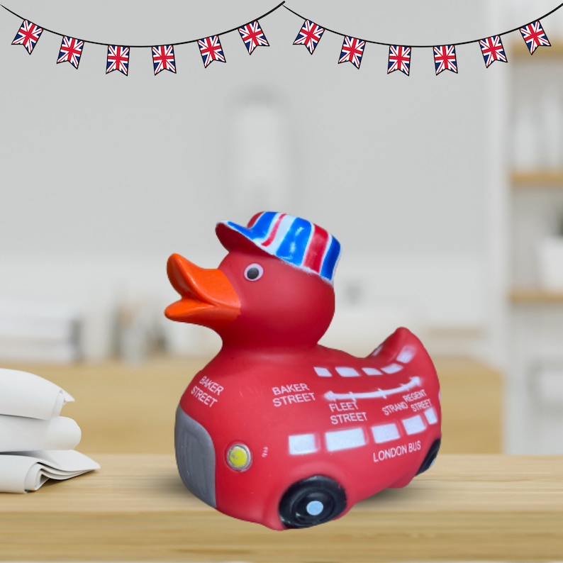 London Big Red Bus Rubber Duck London Souvenir Duck Gift - Etsy