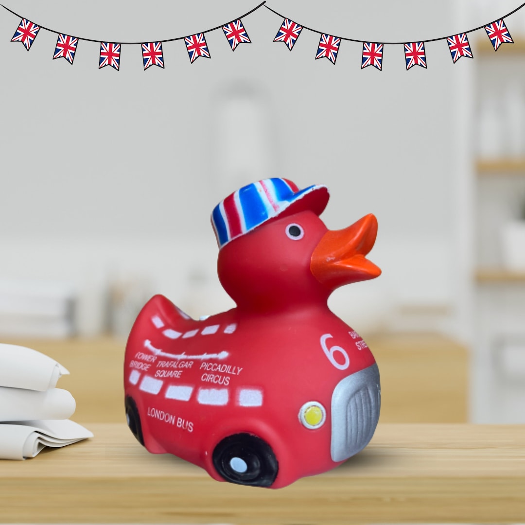 London Big Red Bus Rubber Duck London Souvenir Duck Gift - Etsy
