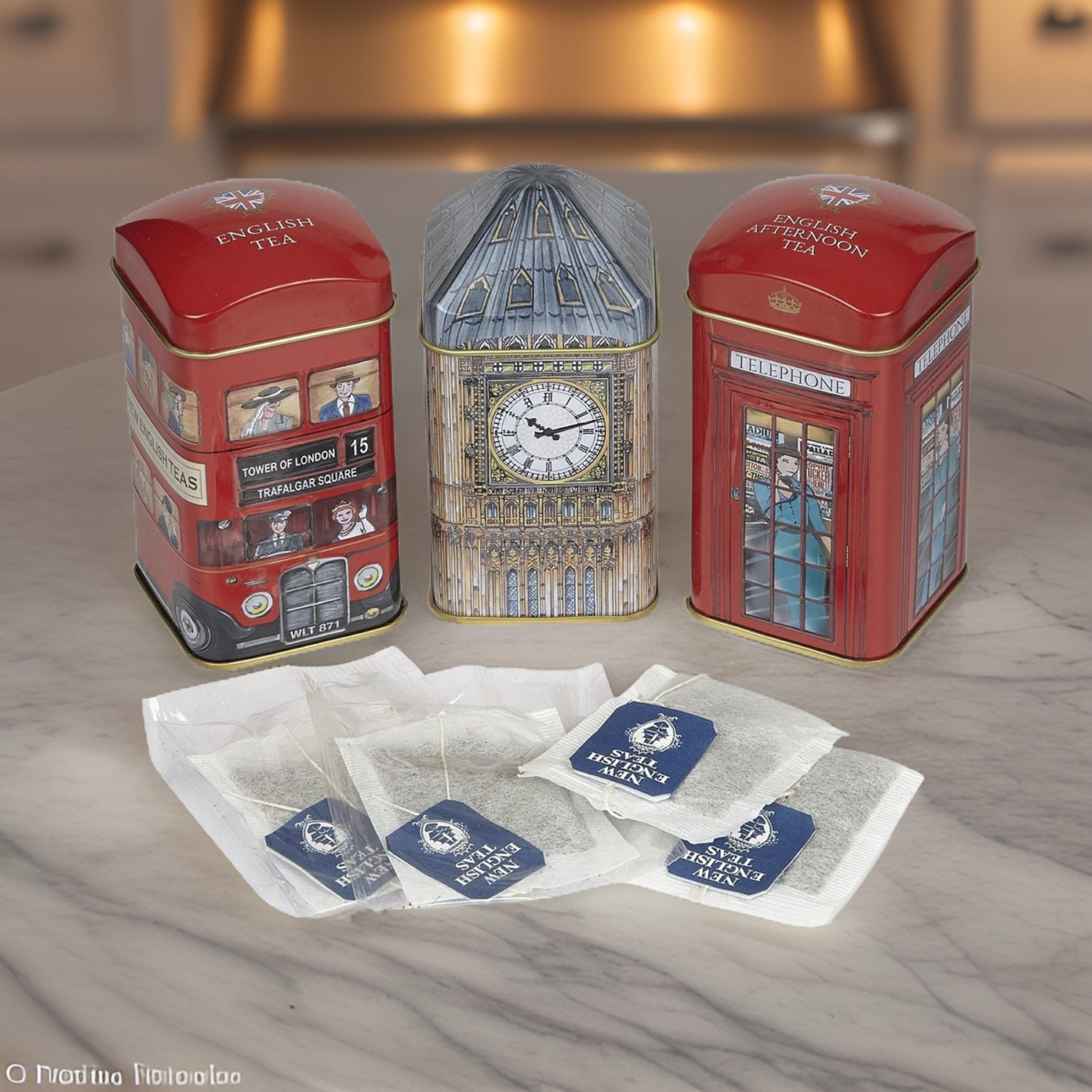 Big Ben Heritage Tea Selection Triple Mini Tea Tin Gift Pack 28 Teabags ...