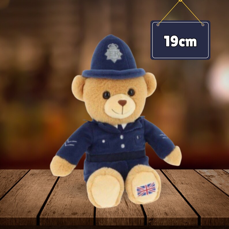 British Policeman Teddy Bear Soft Toy 15cm/19cm 2 Sizes - Etsy