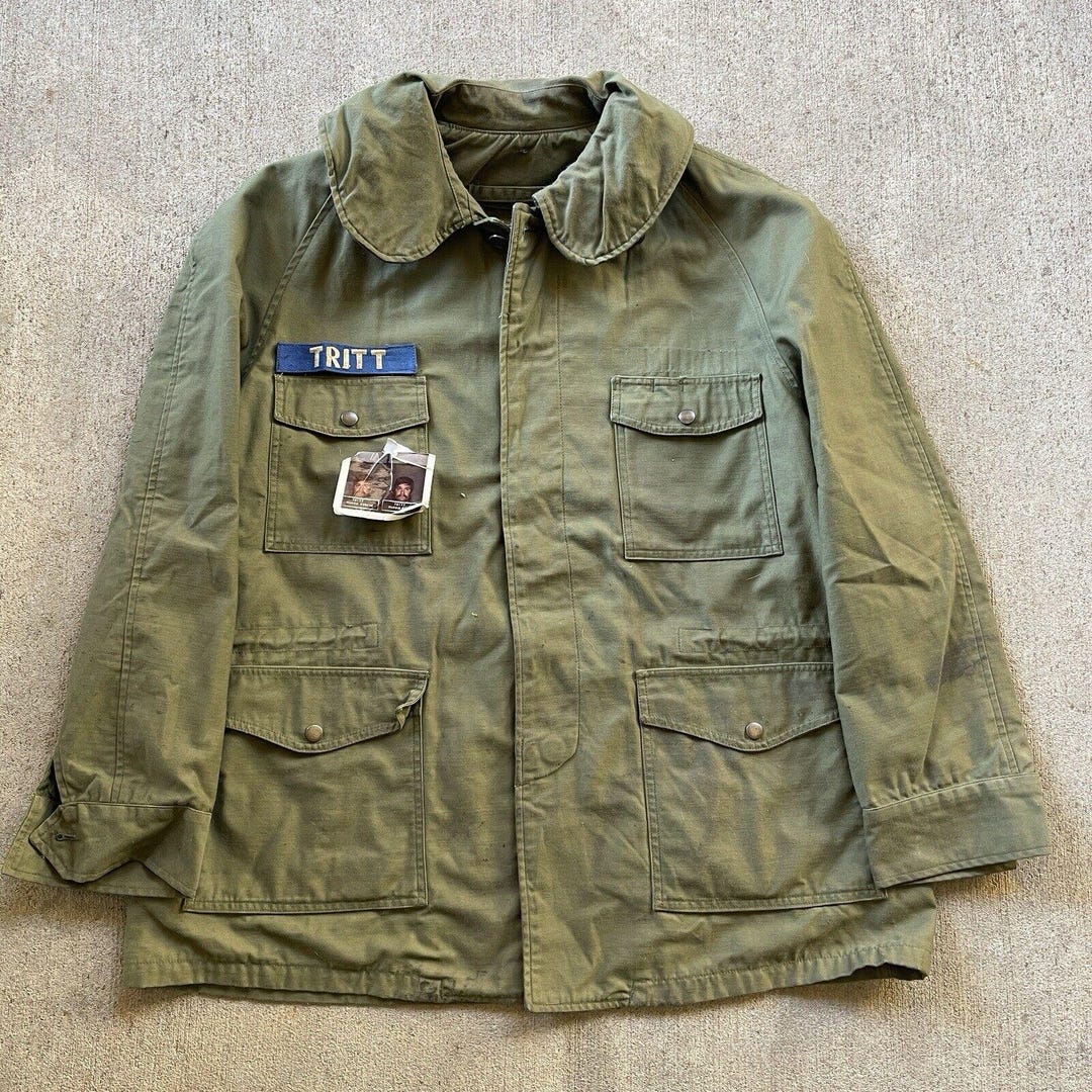 Vintage US Military USAF Field Jacket W Patch & Photo - Etsy