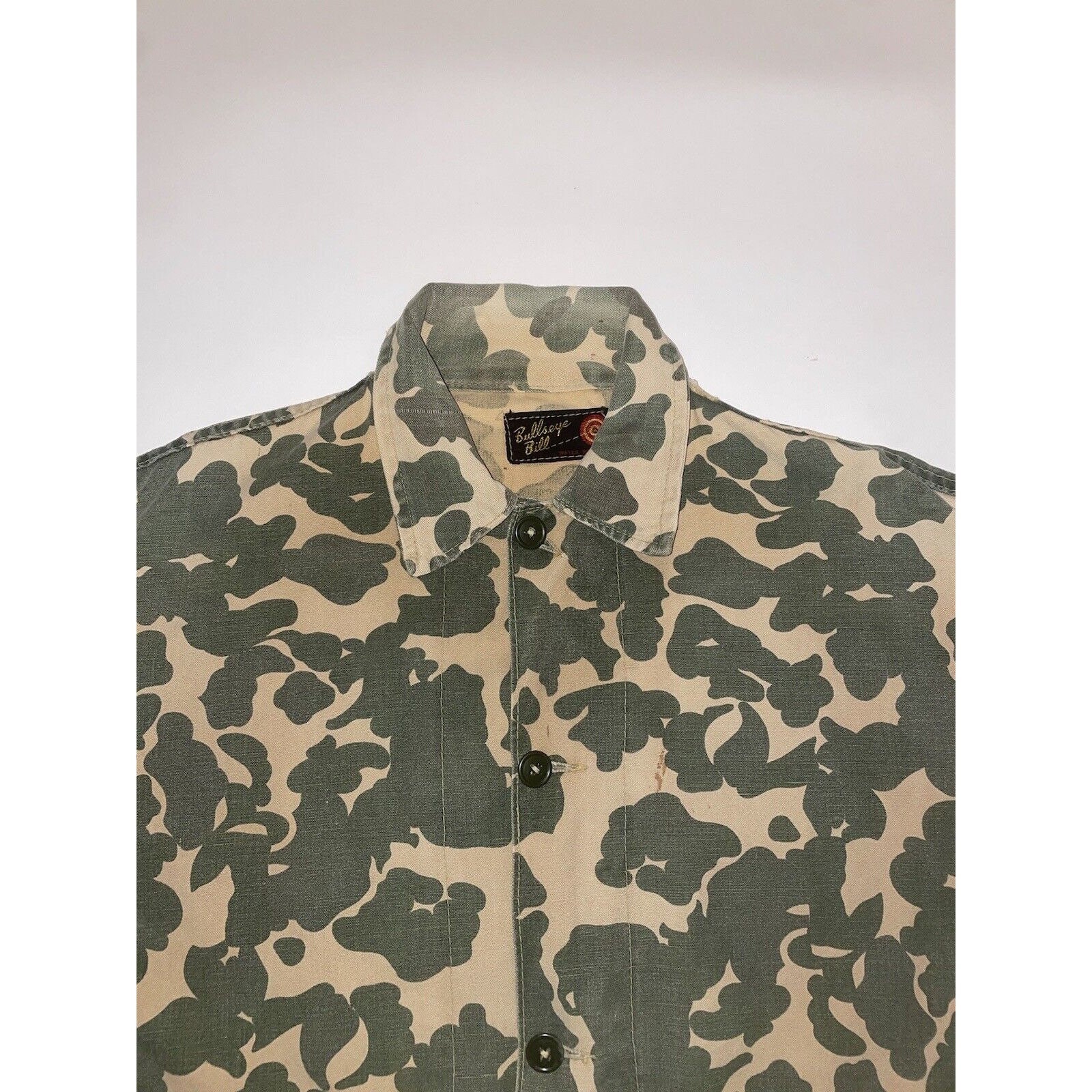 1960s Bullseye Bill Duck Camo Hunting Button up Shirt - Etsy