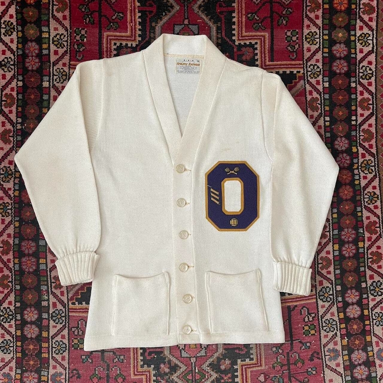Vintage 1970s 1980s Letterman Cardigan Sweater - Etsy