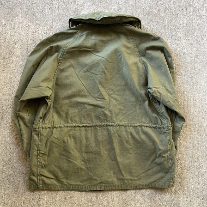 Vintage US Military USAF Field Jacket W Patch & Photo - Etsy