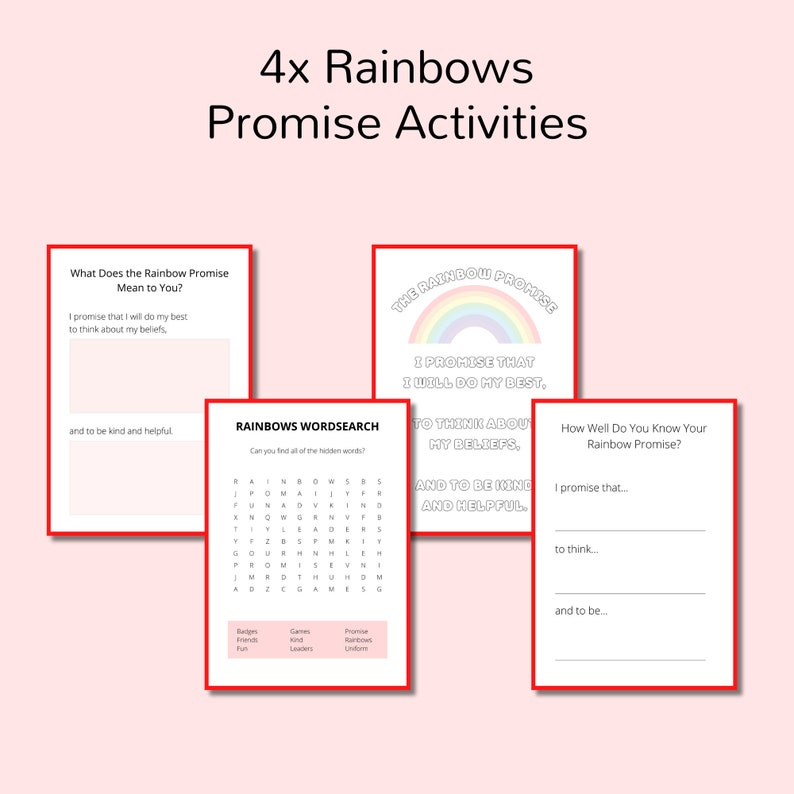 Girlguiding Promise Activity Pack | 8 Fun Activity Sheets for Brownies ...