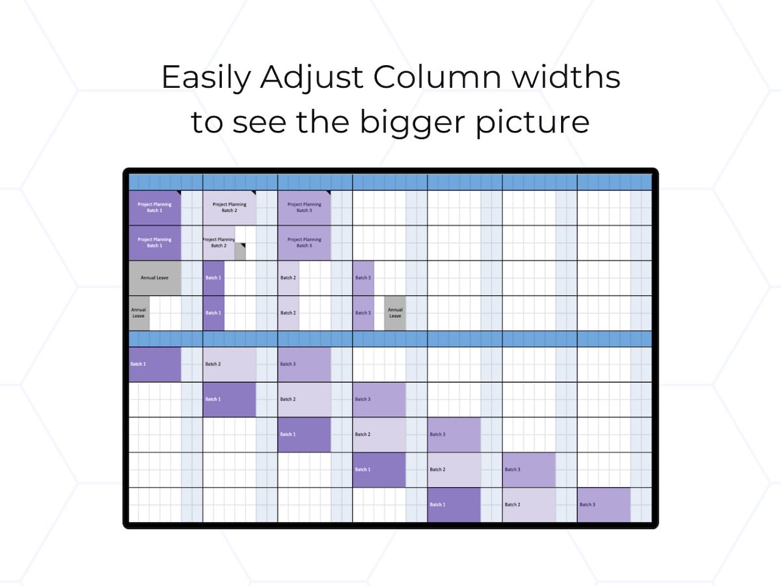 Excel Project Schedule Template 2024-2025 | UK Public Holidays ...