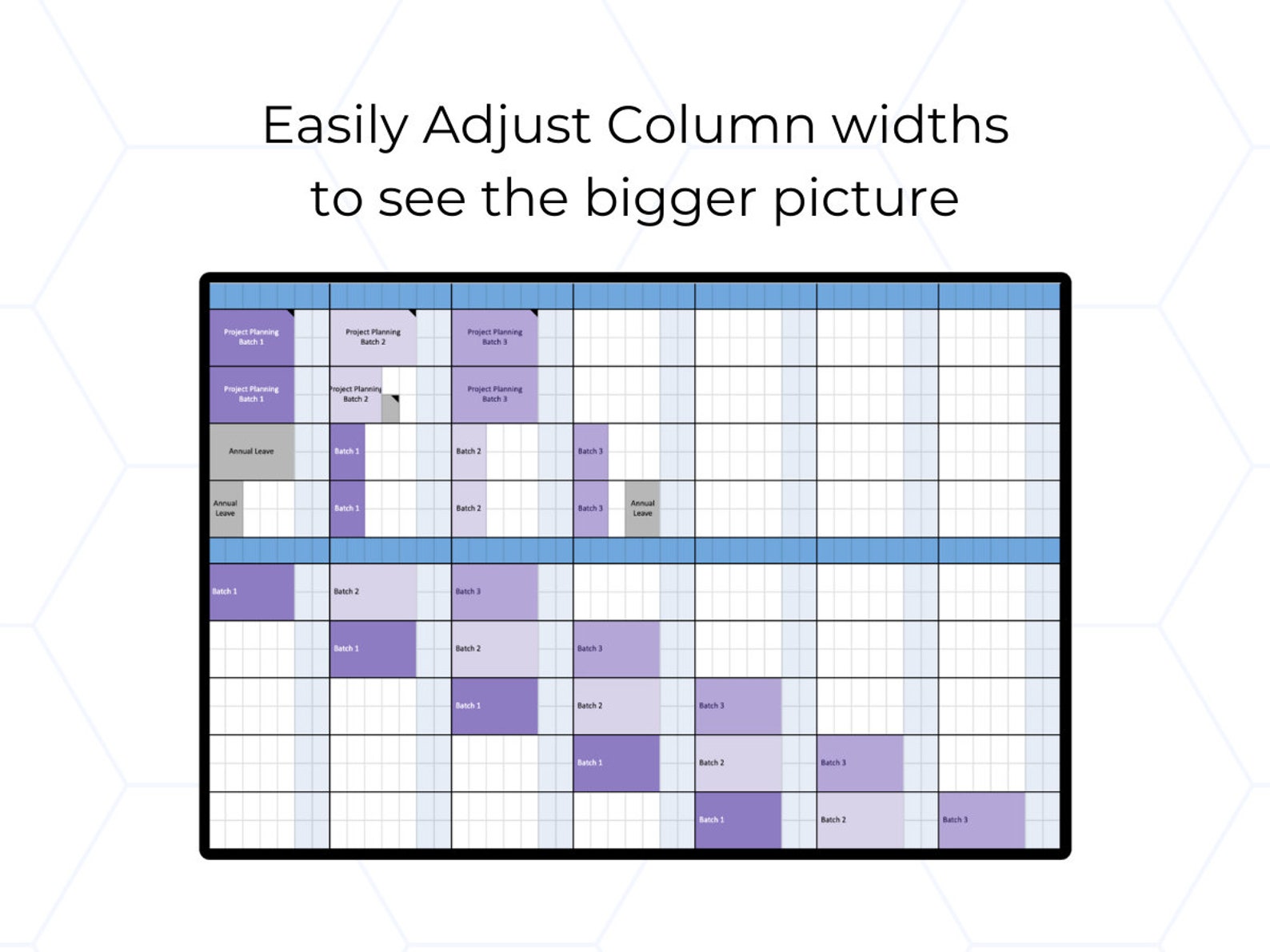 Excel Project Schedule Template 2024-2025 | UK Public Holidays ...