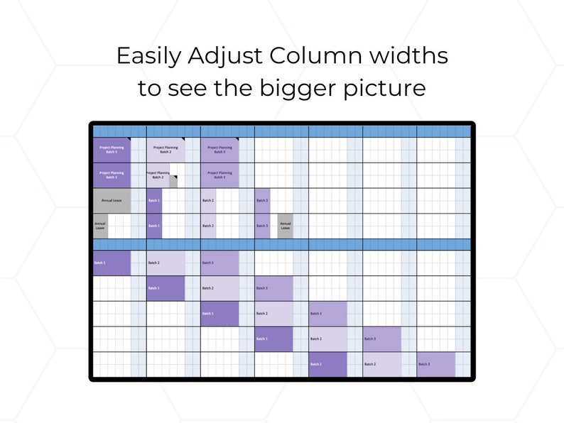 Excel Project Schedule Template 2024-2025 | UK Public Holidays ...