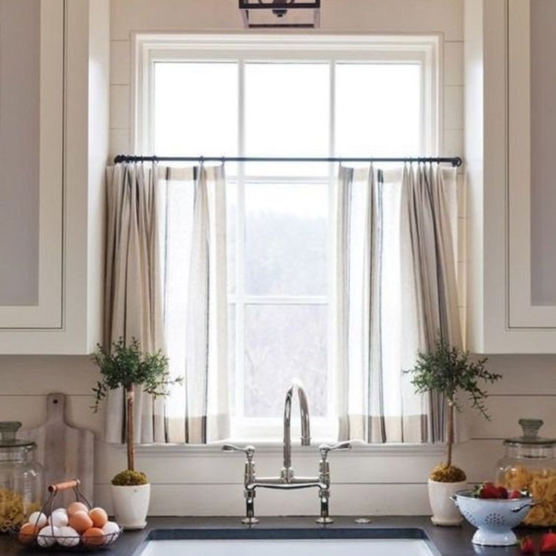 Cafe Curtain Rod - Etsy