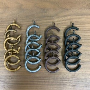 1.75in ccurtain Ring With Welded Eyelet/iron Curtain Ring optional Clip ...