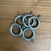 Café Curtain Ring With Welded Eyelet /iron Curtain Ring (optional Clip ...