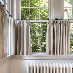 Cafe Curtain Rods With 90-degree Return / Outside Mount - Etsy