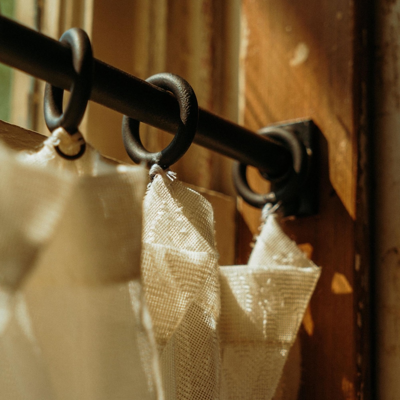 Cafe Curtain Inside Rod - Etsy
