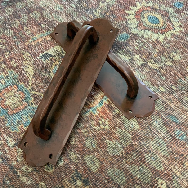 Door Handle/tuscan Wrought Iron Door Handle - Etsy
