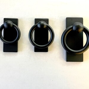 Rectangle Ring Pull/cabinet Hardware/metal Ring Pull /wrought Iron Ring ...