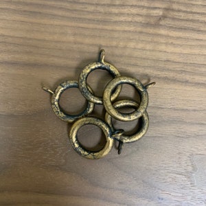 Café Curtain Ring With Welded Eyelet /iron Curtain Ring (optional Clip ...