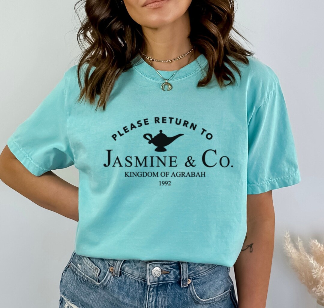 Please Return To, T-shirt, Jasmine, Aladdin, WDW, Tee, Disney Bounding ...