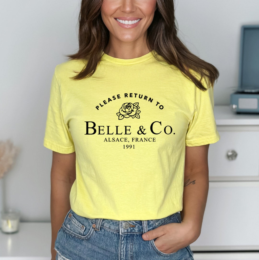 Please Return To, T-shirt, Belle, Beauty and the Beast, WDW, Tee ...