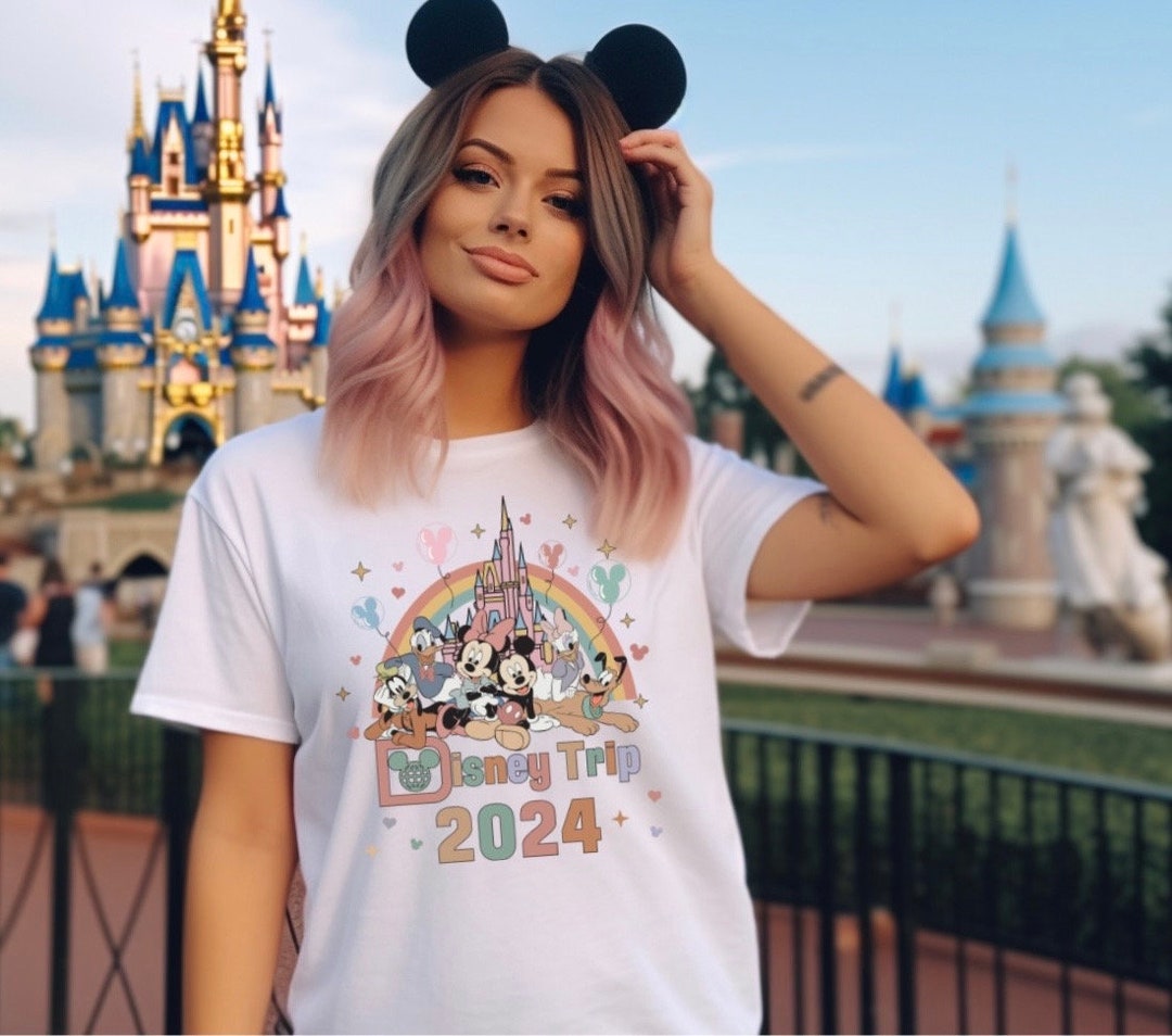 Disney Trip 2024, Matching Disneyworld 2024 Vacation Tshirt for Family ...