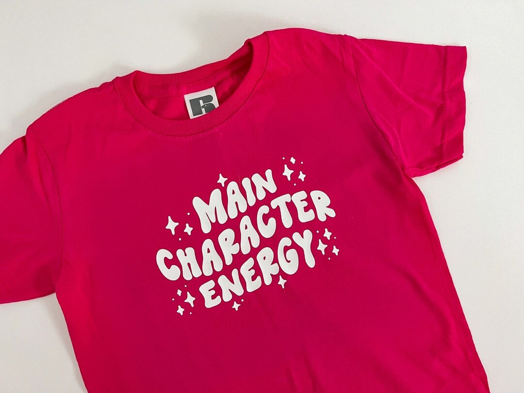 Main Character Energy Tshirt, Disneyworld Tshirt for Kids, Disneyland ...