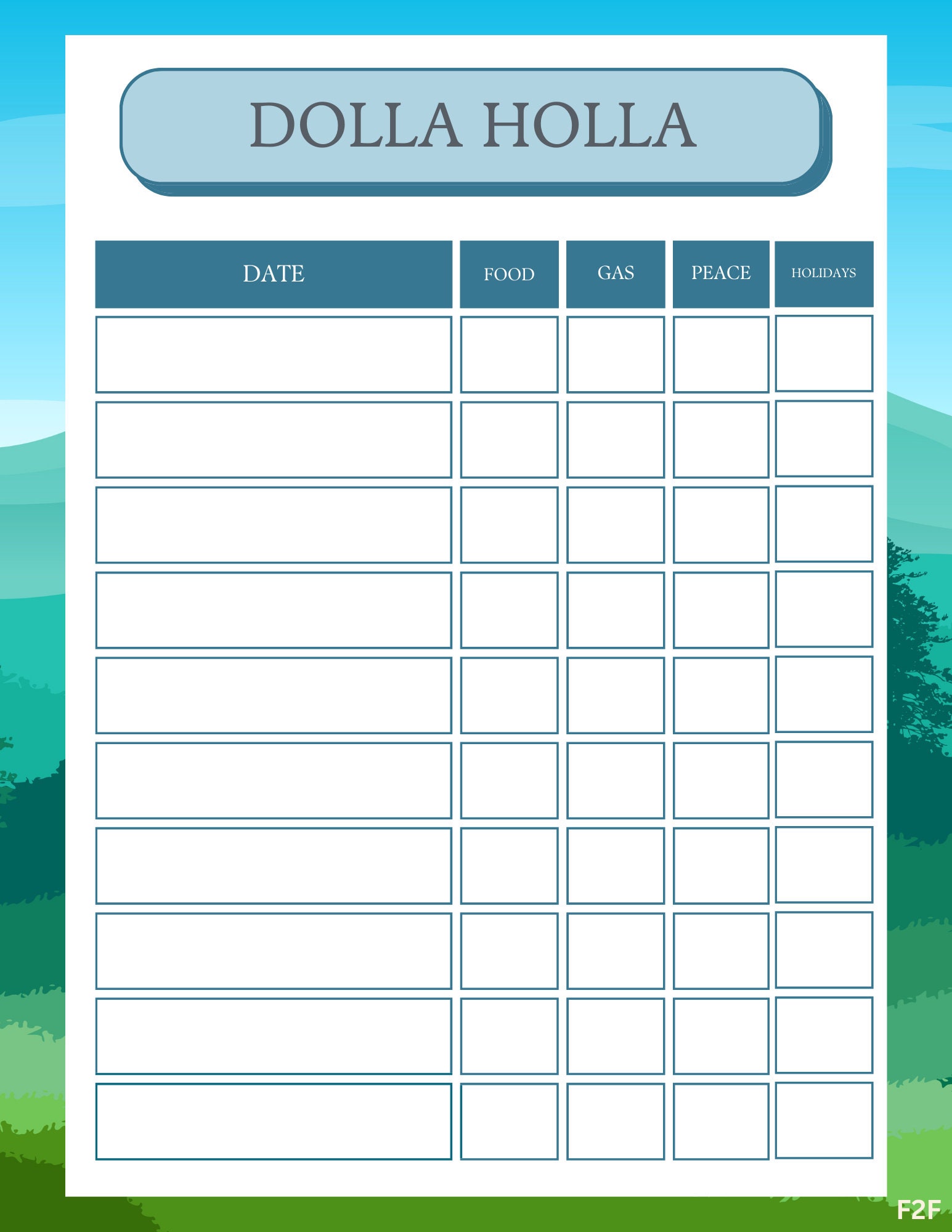 Dolla Holla Savings Challenge Workbook With 7 Pages and A5 and A6 ...