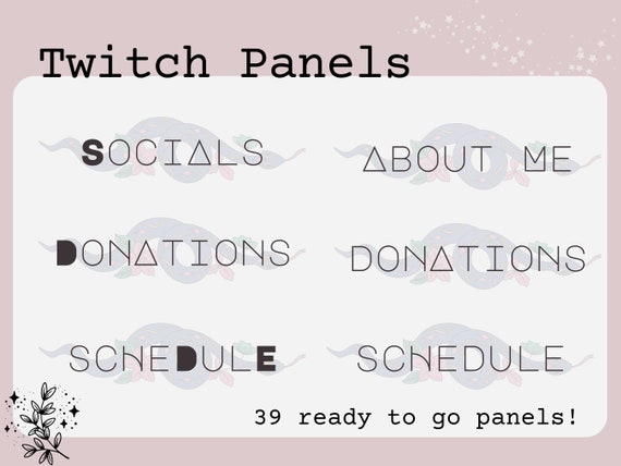 Snake Twitch Panels - Etsy