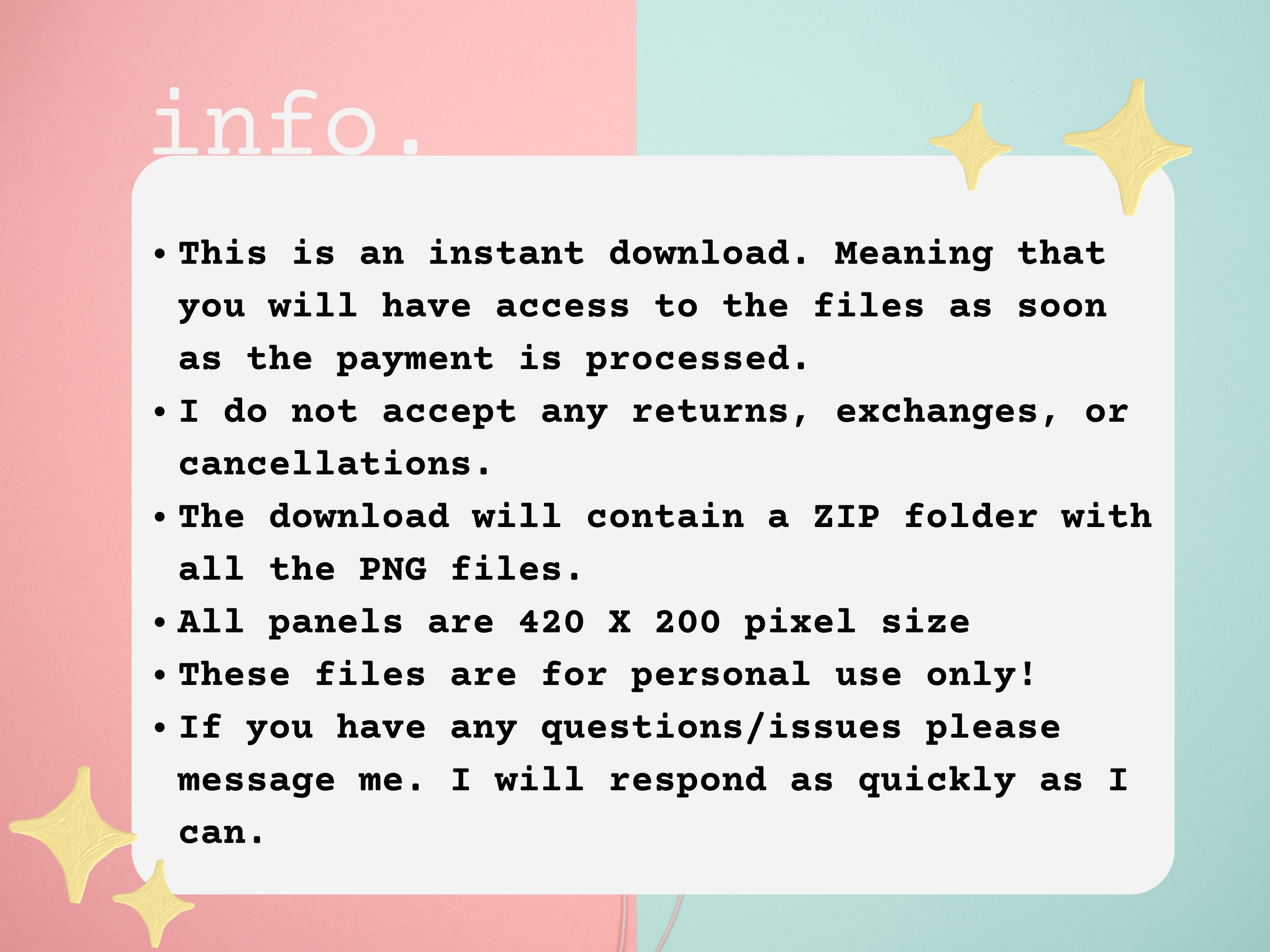 Cute Cozy Twitch Panels - Etsy