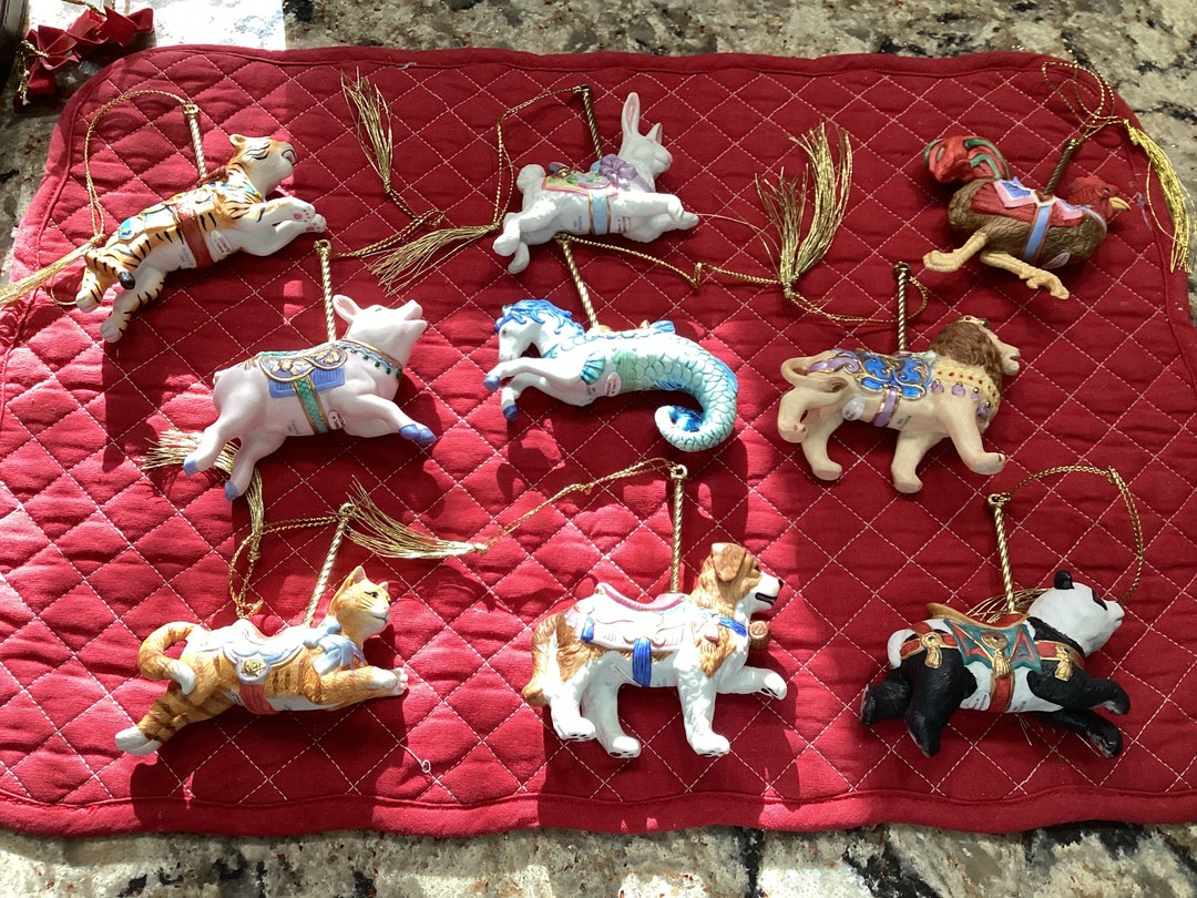 Vintage Lenox 1989 Carousel Figurine Ornaments No Box - Etsy