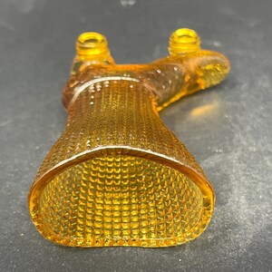 Vintage Boyd Fenton Degenhart Apricot Glass Roller Skate Shoe Rare ...