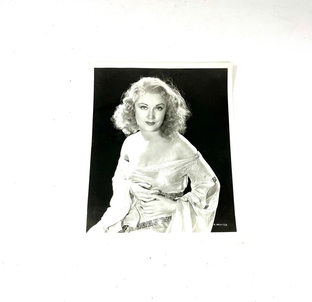 Vintage King Kong 1933 Fay Wray Portrait Original Photo / Antique Fay ...