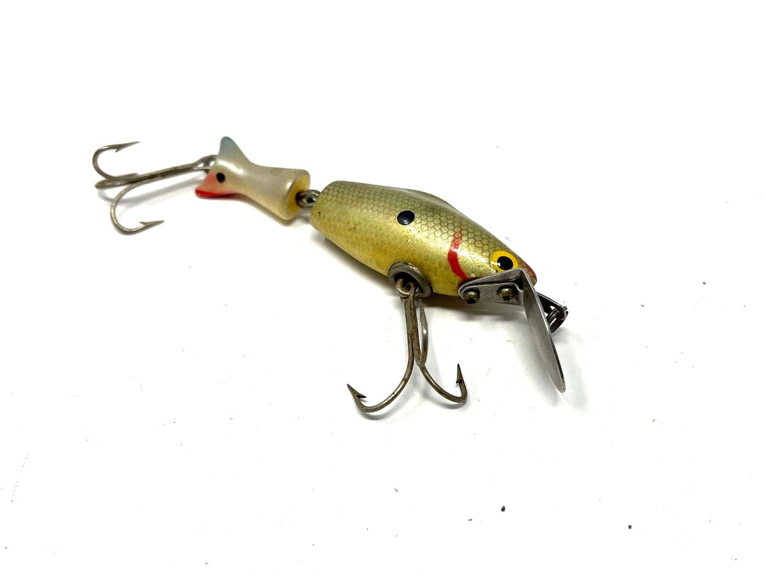 Vintage True Temper Shad Jointed Fishing Lure - Etsy