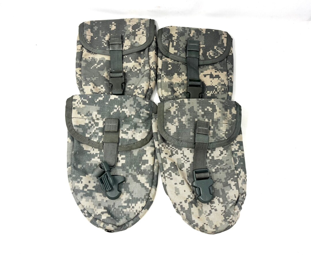 4 Hunting / Fishing / Hiking Accessory Pouches / Military Entrenching ...