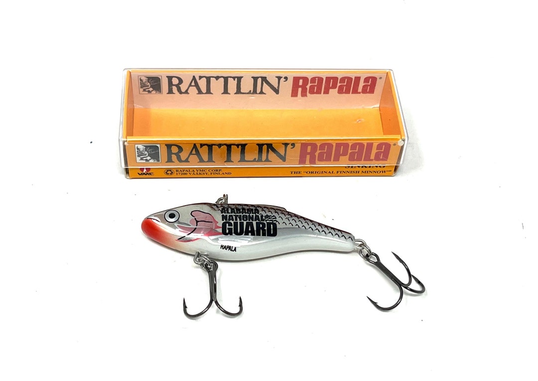 Rattlin Rapala Collectors Series Alabama National Guard Fishing Lure ...