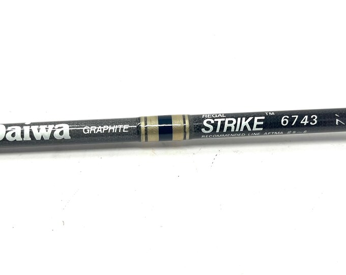 Vintage Daiwa 7 Foot Graphite Fly Rod / Antique Fishing Rod Daiwa ...