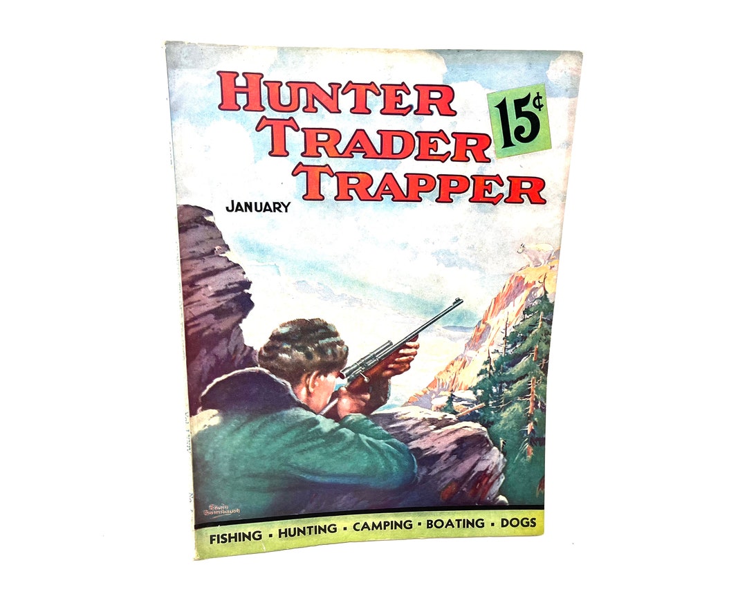 Vintage Hunter Trader Trapper Magazine, January 1937 - Etsy