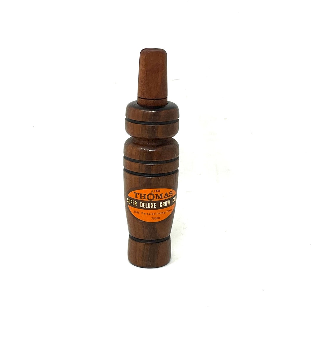 Vintage Thomas Super Deluxe Crow Call With Label - Etsy